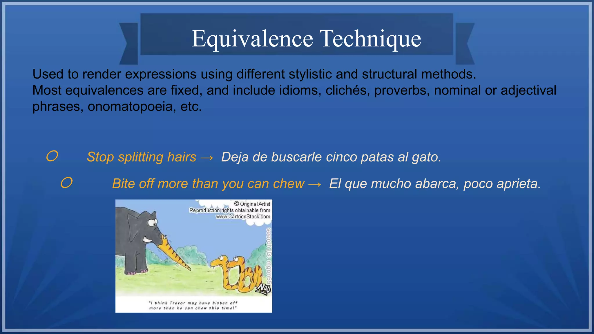 Translation Methods & Techniques | PPTX