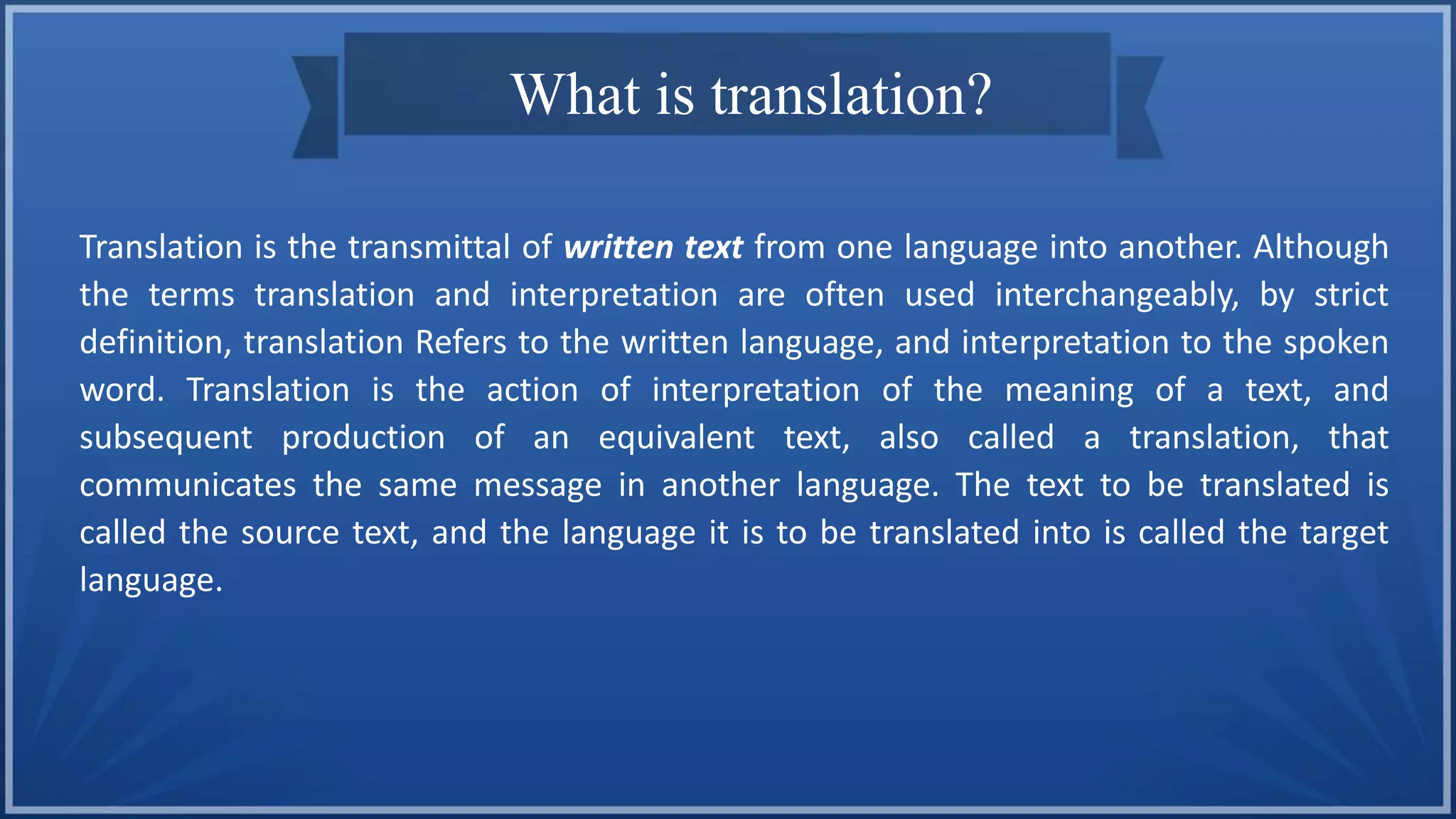 Translation Methods & Techniques | PPTX | Programming Languages | Computing