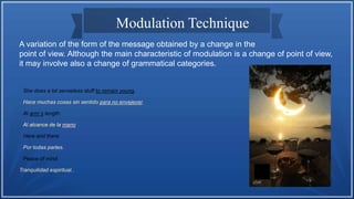 Translation Methods & Techniques | PPTX