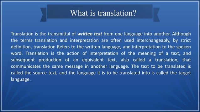 Translation Methods & Techniques | PPTX | Programming Languages | Computing