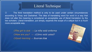 Translation Methods & Techniques | PPTX