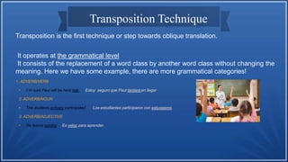 Translation Methods & Techniques | PPTX