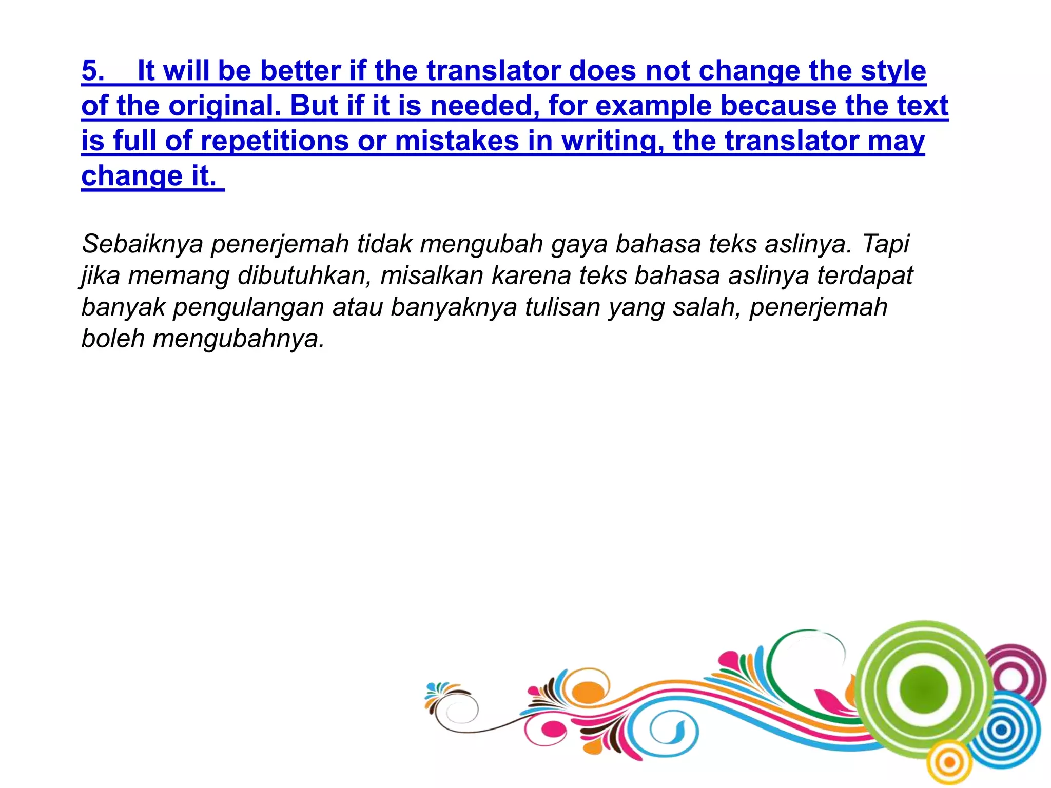 Translation Principles | PPTX