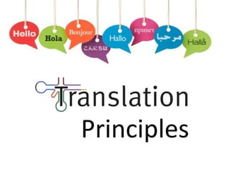 Translation Principles | PPTX