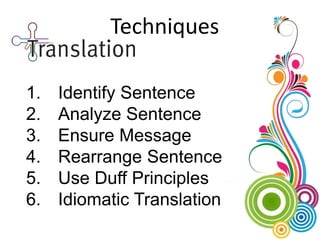 Translation Principles | PPTX