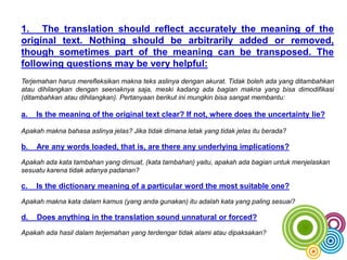 Translation Principles | PPTX