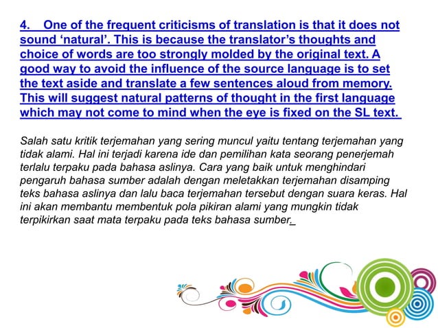 Translation Principles | PPTX