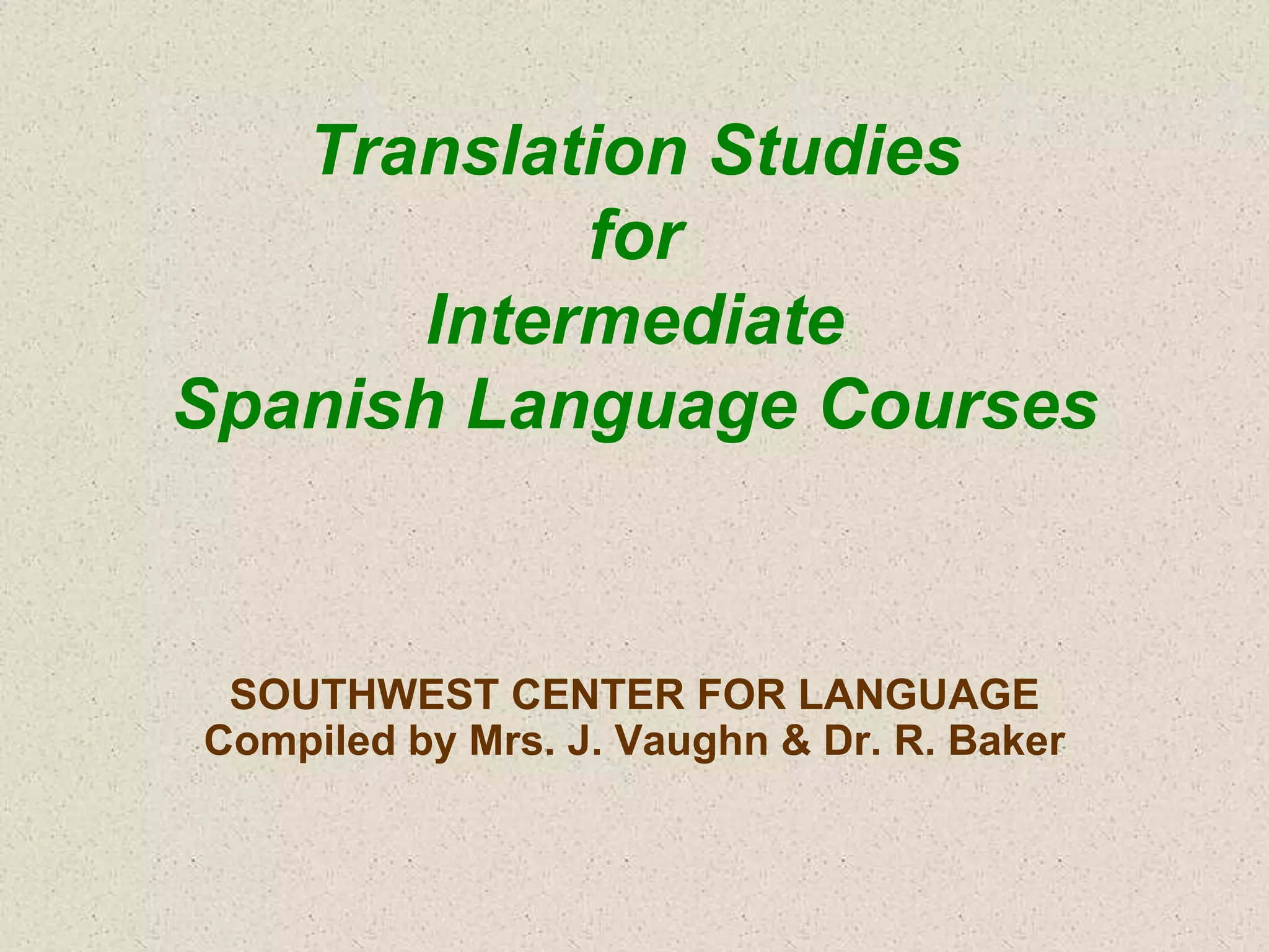 Translation principles | PPT