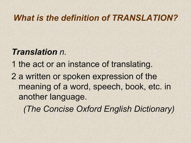 Translation principles | PPT