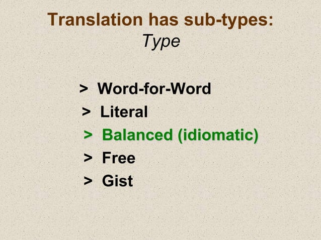 Translation principles | PPT