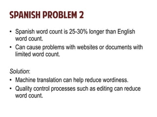 Translation Problems with 4 Different Languages | PPT
