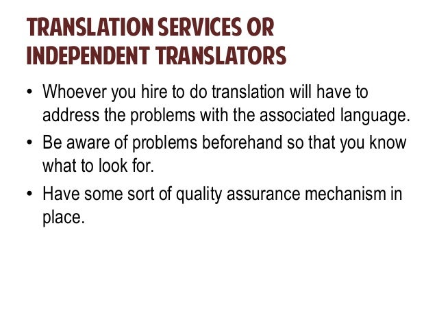 Translation Problems with 4 Different Languages