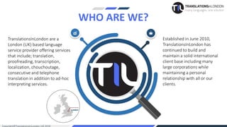 Are you looking for a one-stop solution for your translation needs? | PPT