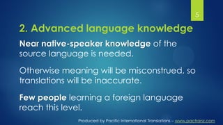 4 key translation skills professional translators must have | PPT
