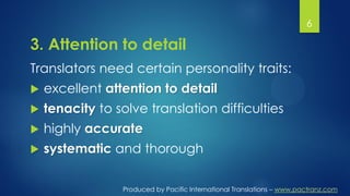 4 key translation skills professional translators must have | PDF