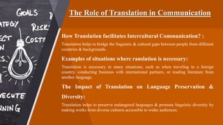 TRANSLATION sKILLS.pptx | Programming Languages | Computing