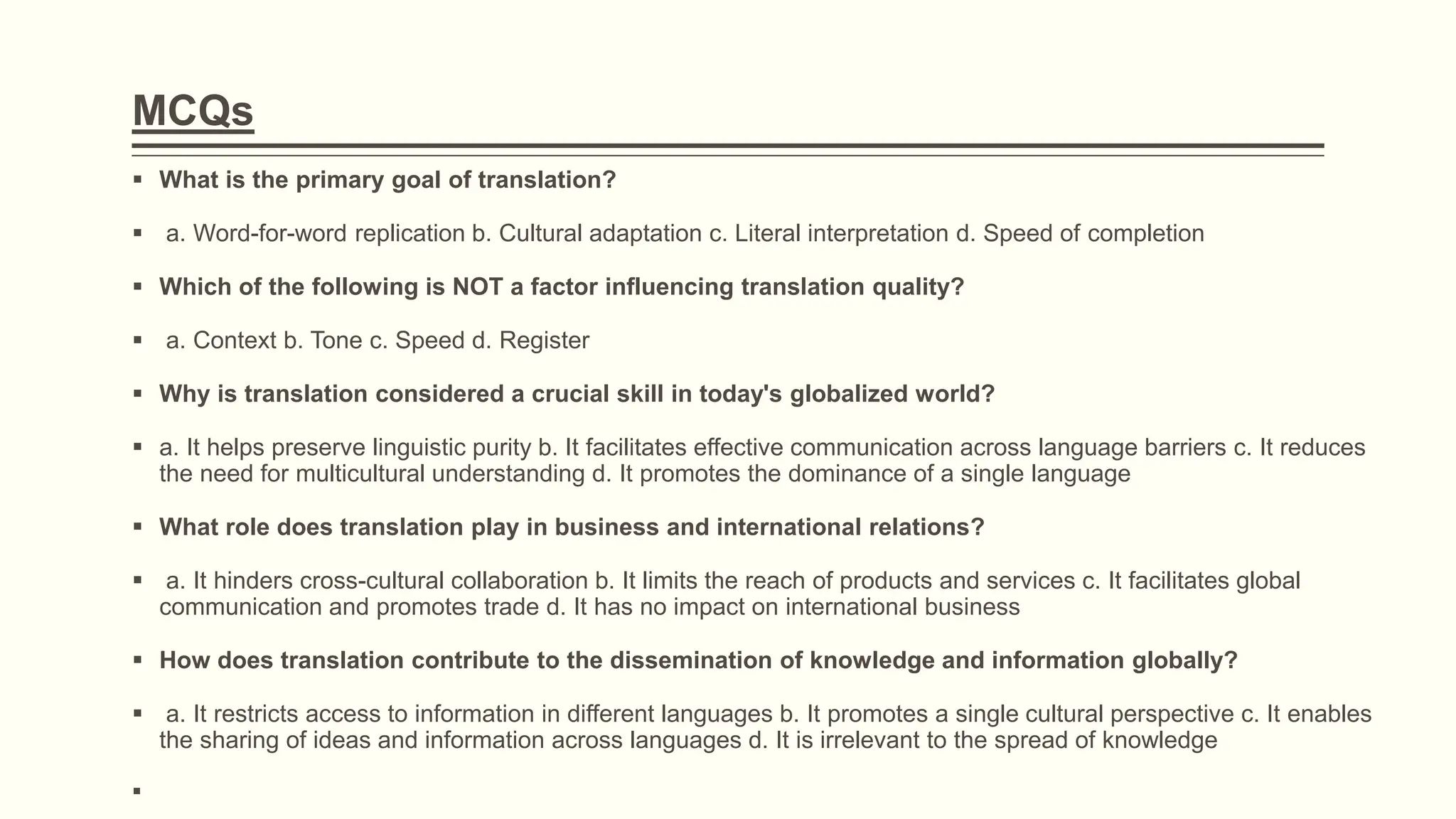 translation skills ( types of translation) | PPTX