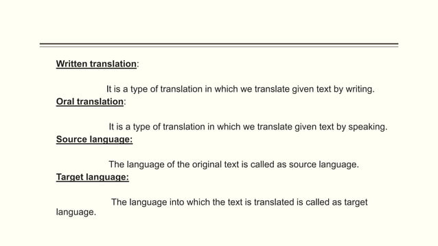 translation skills ( types of translation) | PPTX