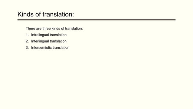 translation skills ( types of translation) | PPTX