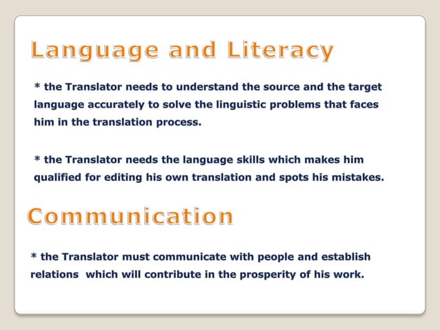 Translation skills by ghadeer alghaniem | PPT