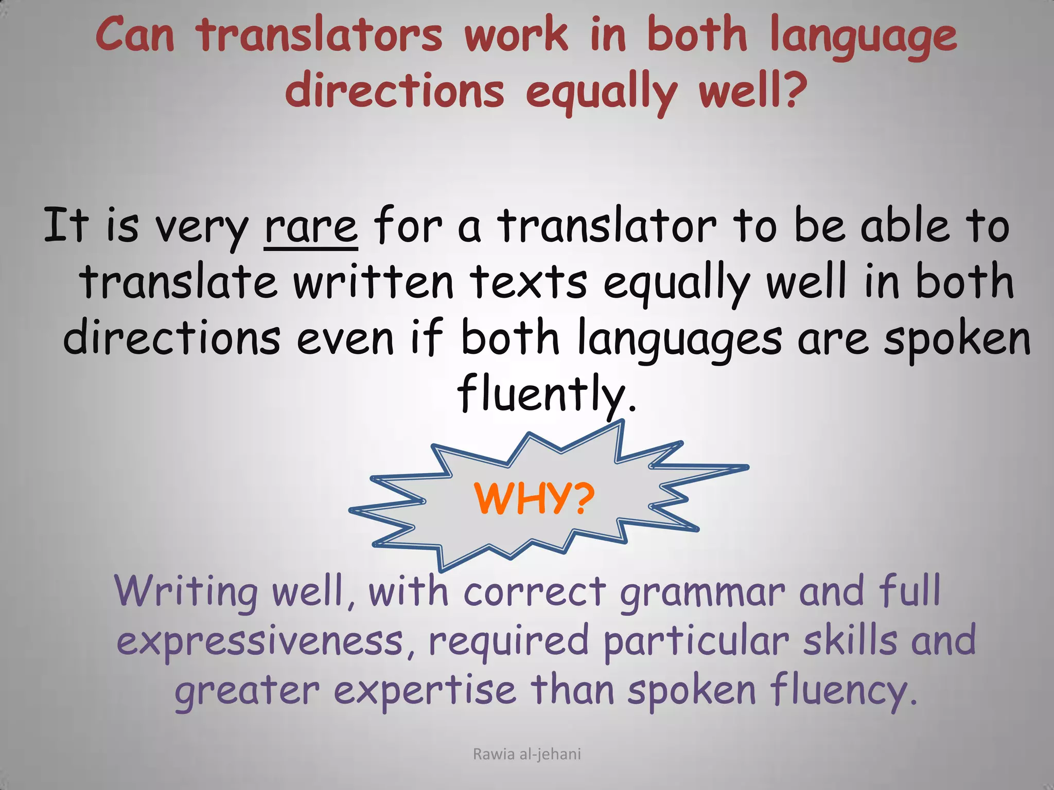 Translation skills presentation | PPTX