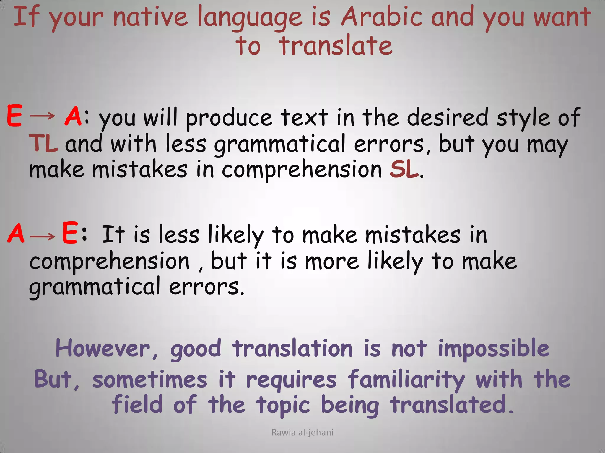 Translation skills presentation | PPTX