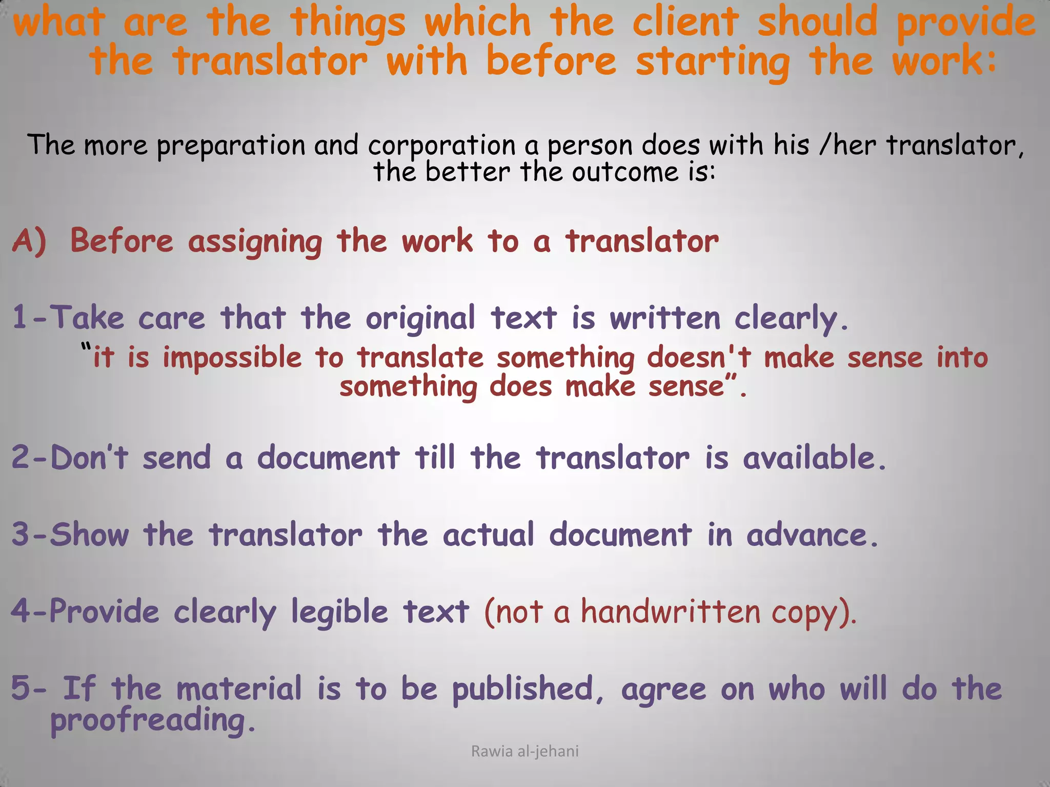 Translation skills presentation | PPTX