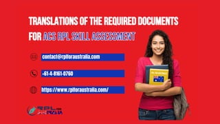 Translations Of The Required Documents For ACS RPL Skill Assessment.pdf
