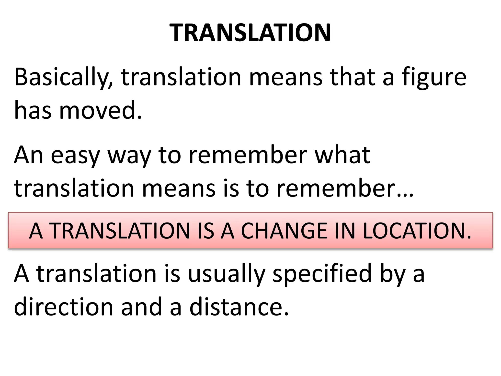 Translations, rotations, reflections, and dilations | PPTX