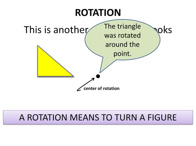 Translations, rotations, reflections, and dilations | PPT