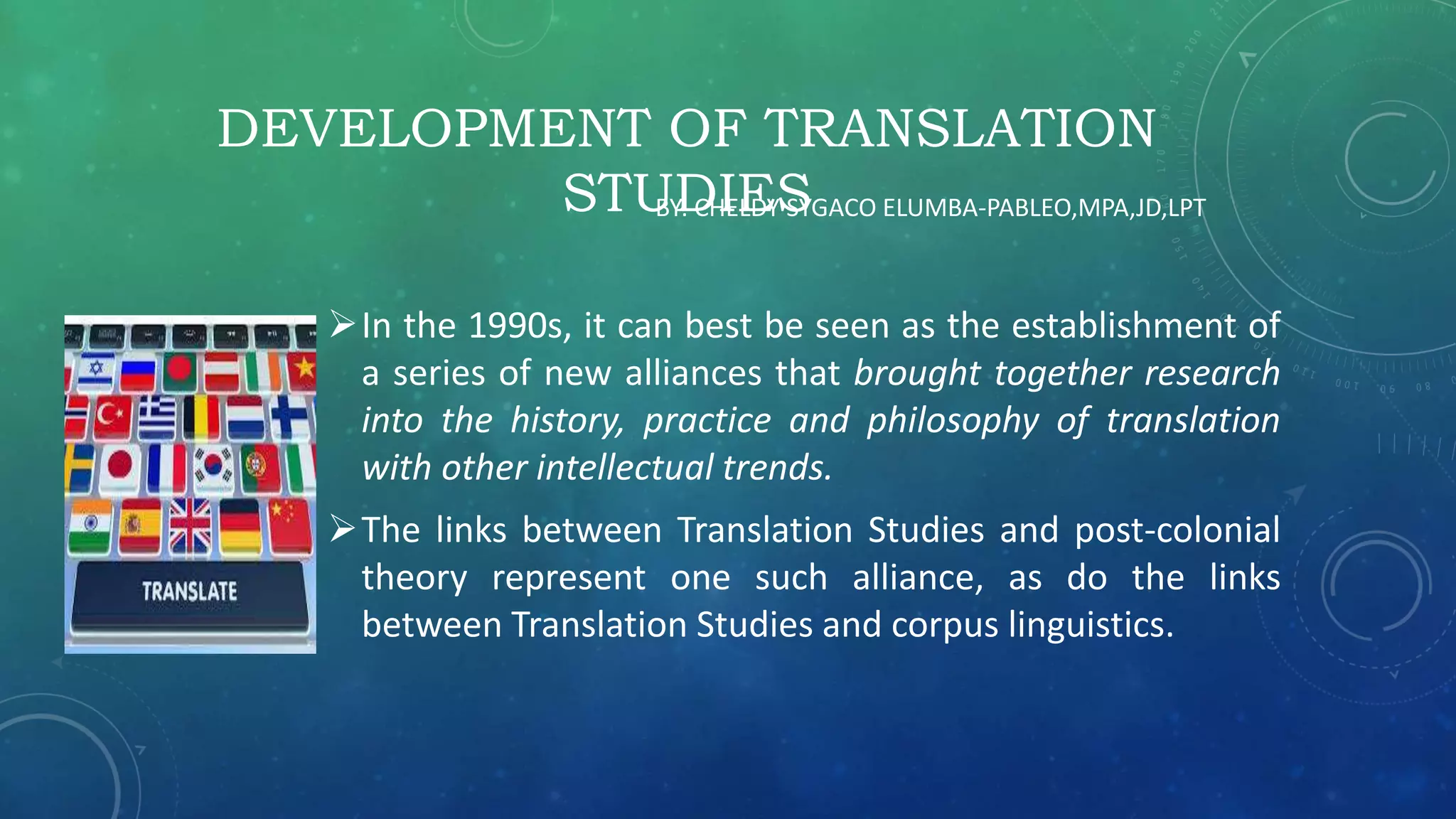 Translation studies | PPTX