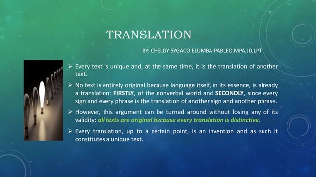 Translation studies | PPTX
