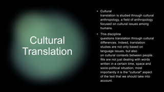 Translation studies.... | PPTX
