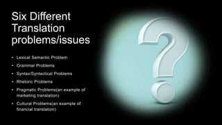 Translation studies.... | PPTX