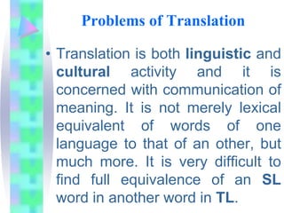 Translation studies 2nd lecture.ppt | Medical Health