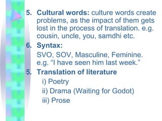 Translation studies 2nd lecture.ppt | Medical Health