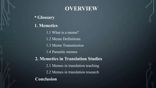 Translation studies and memetics | PPTX