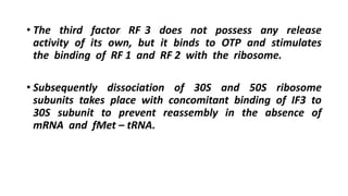 Translation ( synthesis of proteins ) | PPTX