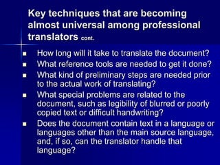 TRANSLATION TECHNIQUES.ppt