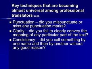TRANSLATION TECHNIQUES.ppt