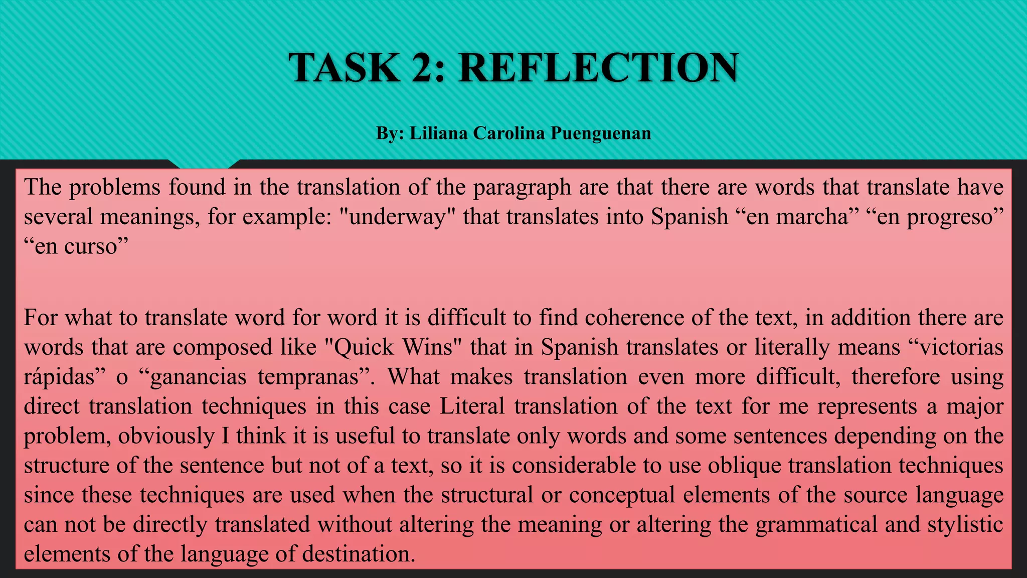 Collaborative Activity_Translation techniques_Group 12 | PPTX | Gas and Electric | Home Utilities