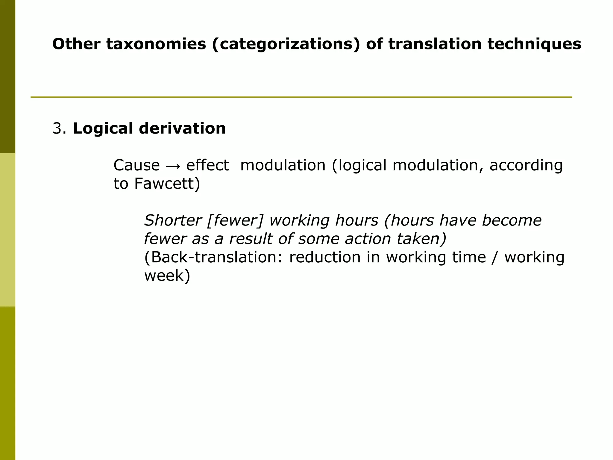 Translation techniques presentation | PPT