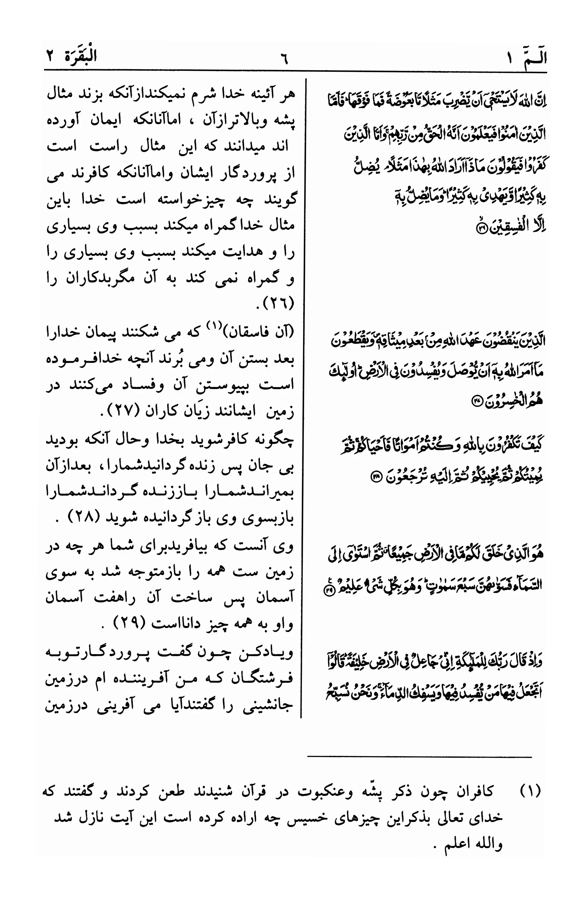 Translation of The Noble Quran In The Farsi / Persian Language | PDF