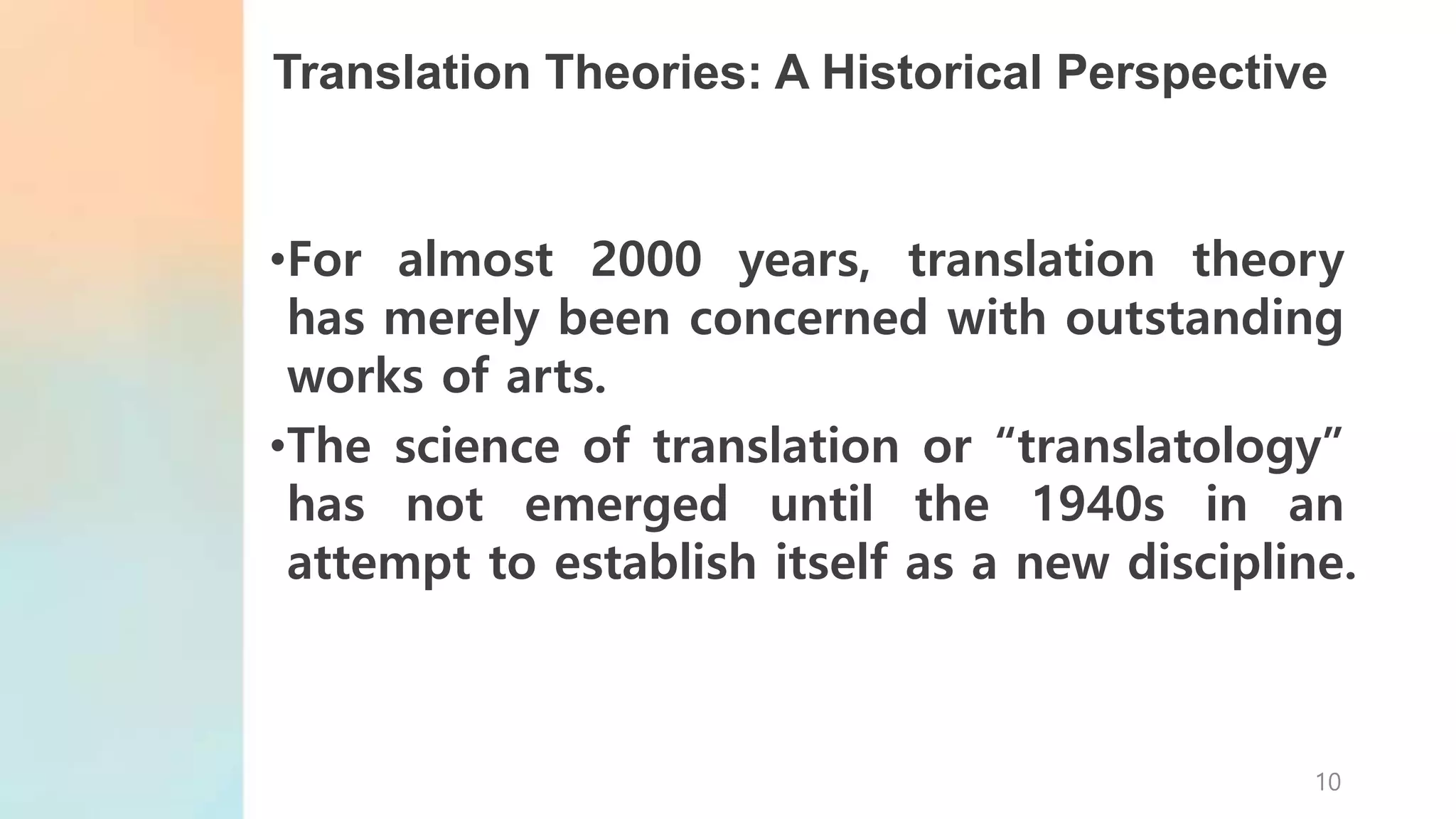 Translation theories | PPTX