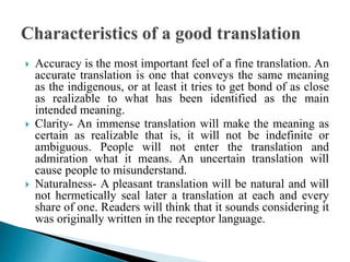 Translation theory and practice | PPTX