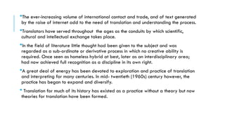 translation, types and methods; translation Studies | PPTX