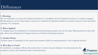 Translation vs Remeasurement | PPTX