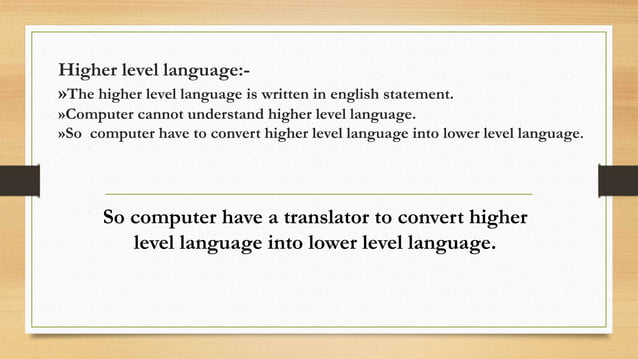 Translators(compiler assembler interpretor). | PPTX | Programming Languages | Computing