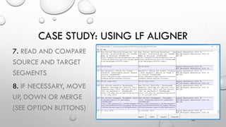 Translator’s productivity: A Text Alignment Case Study | PDF