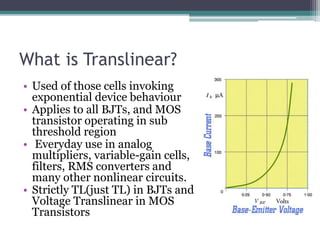 Translnear circuits by Anubhav | PPTX